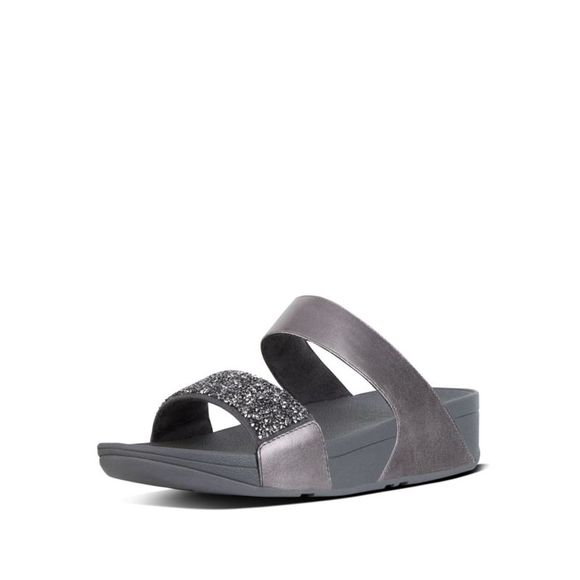Fitflop | Shoes | Fitflop Womens Sparklie Crystal Slide Sandalpewter1 | Poshmark